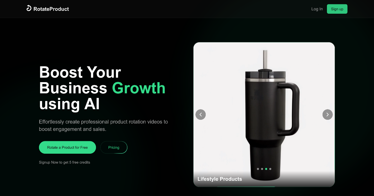 AI-Powered 3D Product Videos | RotateProduct